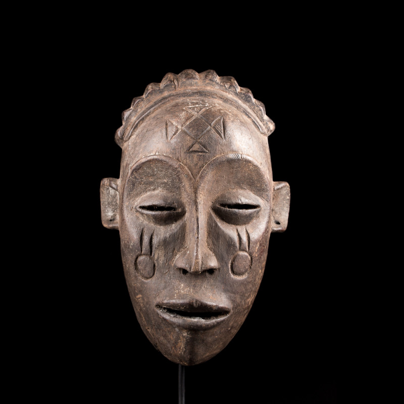 Chokwe passeport mask - African art masks from Angola