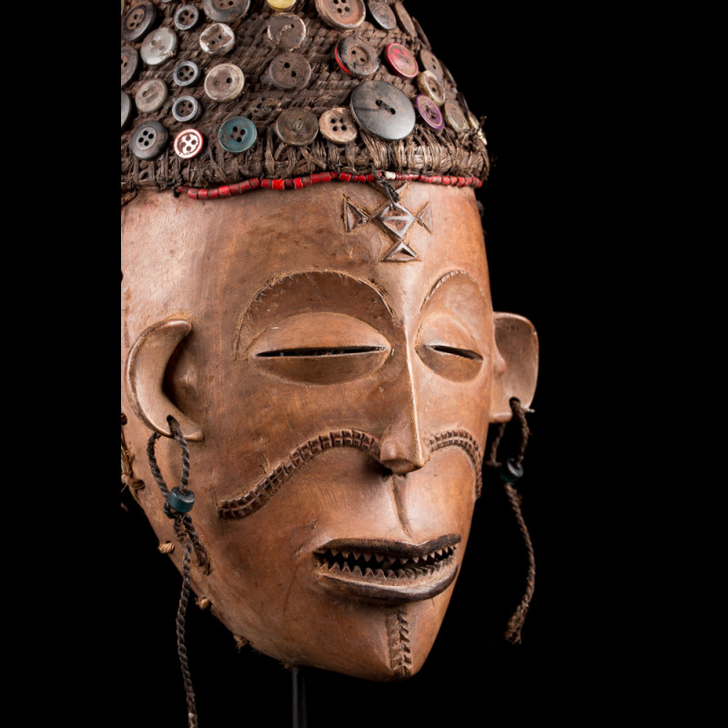 Chokwe Mwana Pwo mask Angola - African mask Art Heritage Gallery