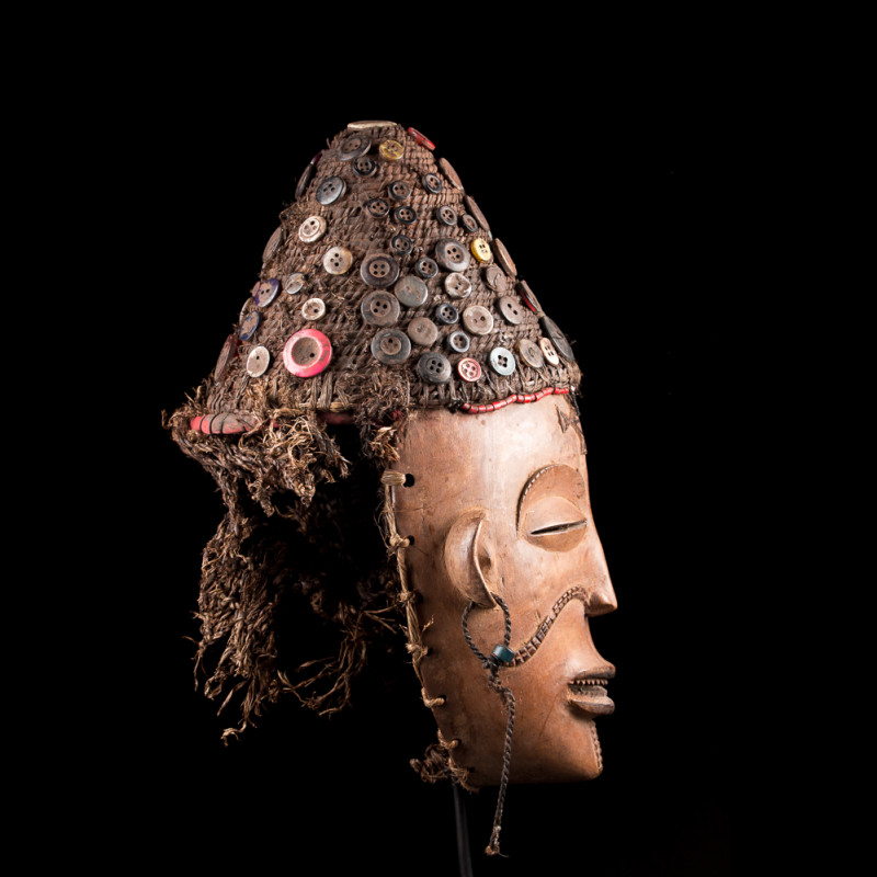 Chokwe Mwana Pwo mask Angola - African mask Art Heritage Gallery