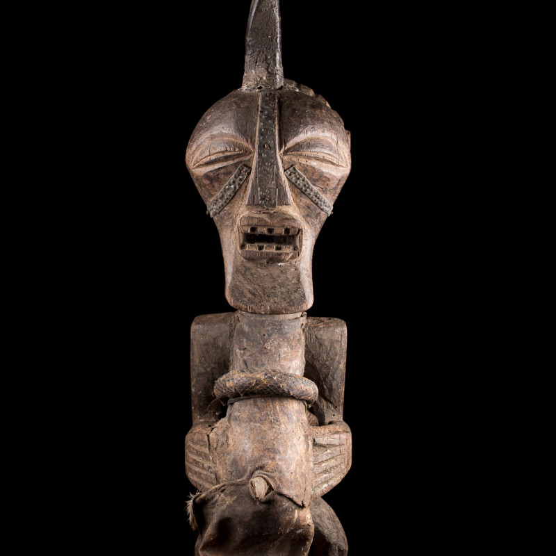 Large Songye Nkishi power figure - African Art Heritage Gallery