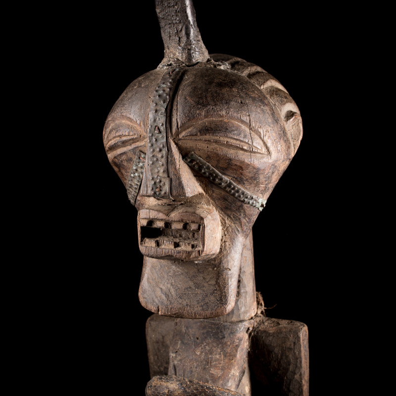 Large Songye Nkishi power figure - African Art Heritage Gallery