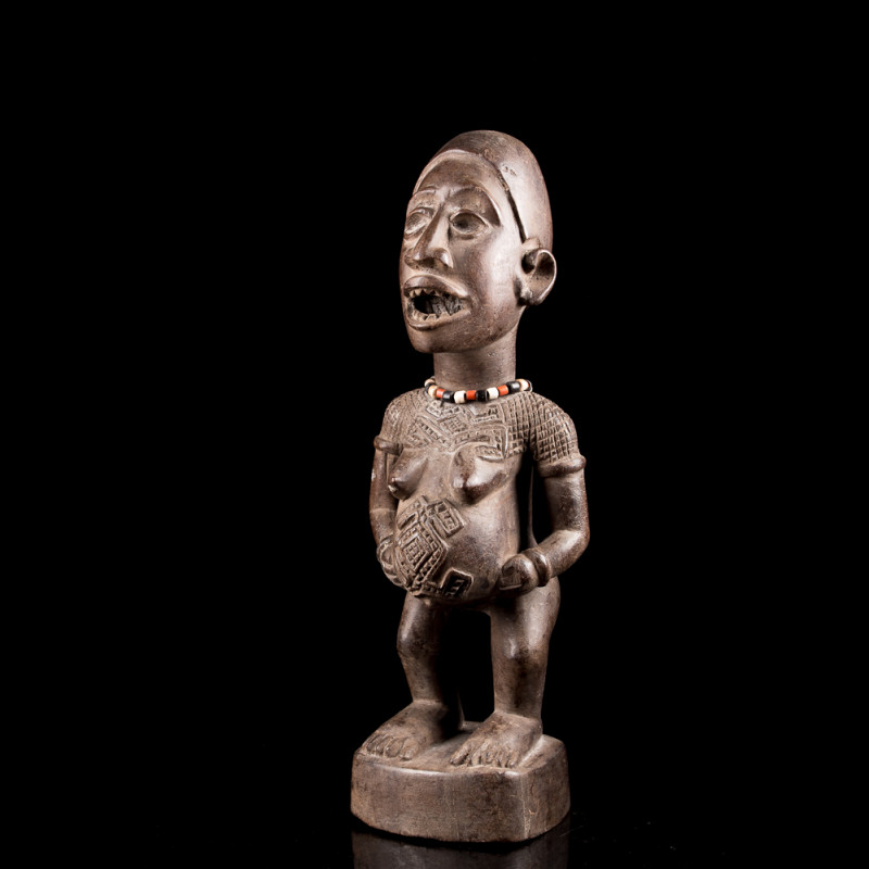 Maternity figure Kongo Pfemba - African Tribal Art Gallery