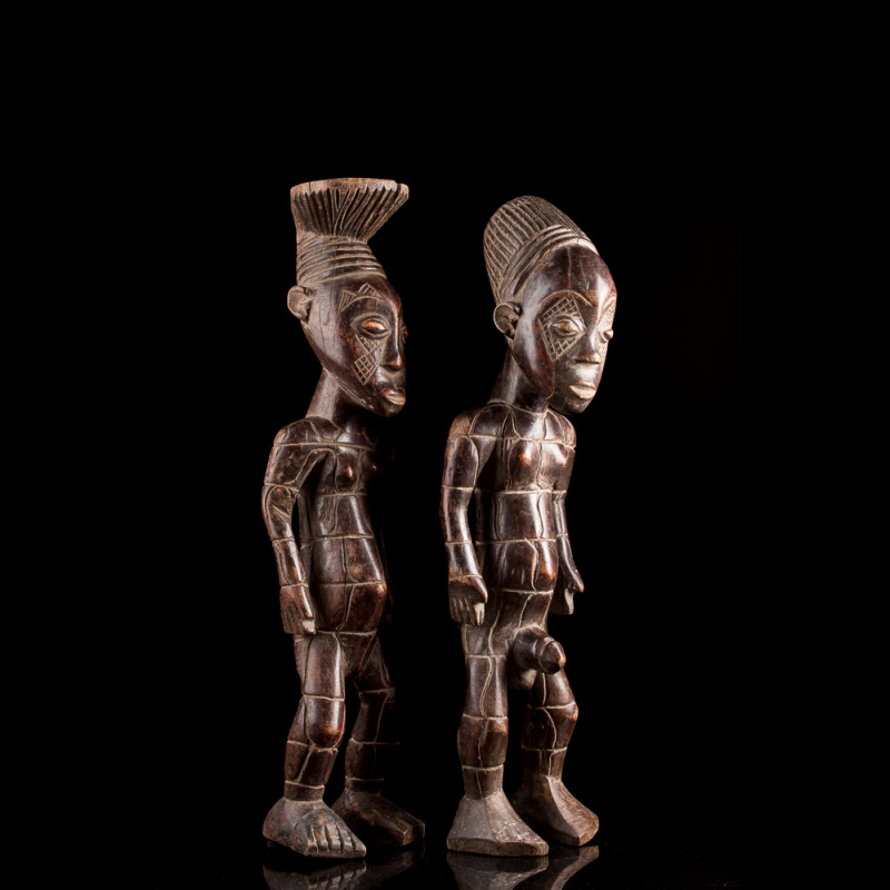 Mangbetu ancestors figures - African figures from Congo Art Gallery