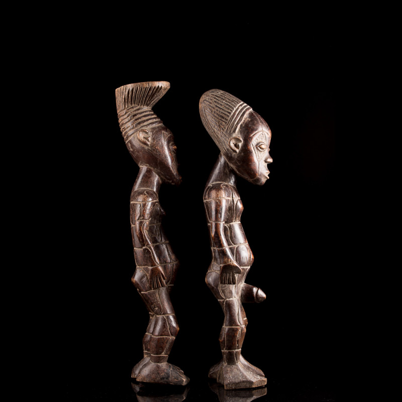 Mangbetu ancestors figures - African figures from Congo Art Gallery