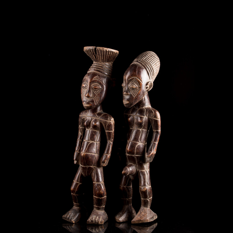 Mangbetu ancestors figures - African figures from Congo Art Gallery