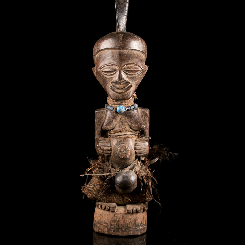 Large Songye Nkishi power figure - African art fetishes from Basongye ...