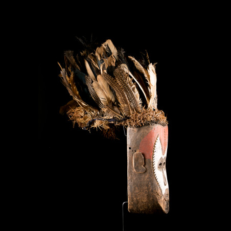 Zande mask of Mani - African art masks from from Ubangi area in Congo