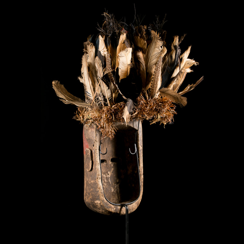 Zande mask of Mani - African art masks from from Ubangi area in Congo