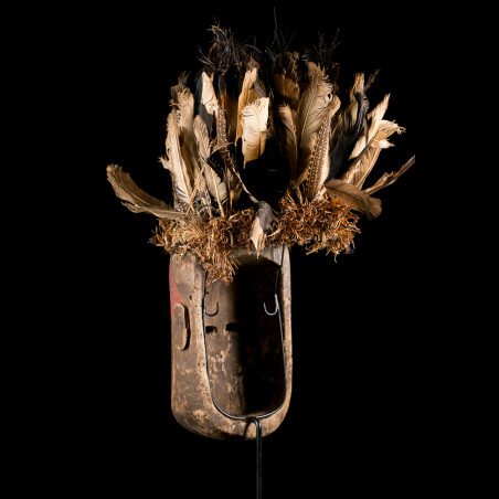 Zande mask of Mani - African art masks from from Ubangi area in Congo