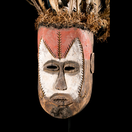 Zande mask of Mani - African art masks from from Ubangi area in Congo