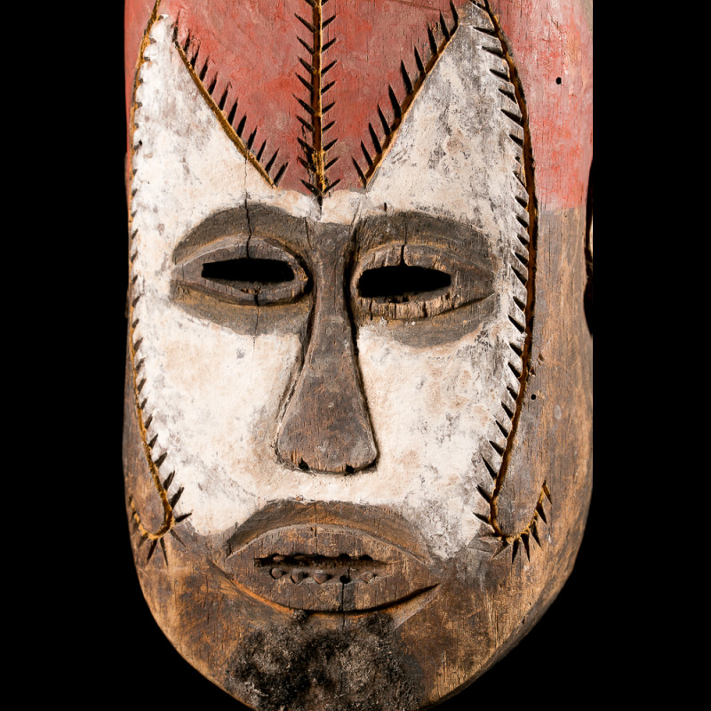 Zande mask of Mani - African art masks from from Ubangi area in Congo