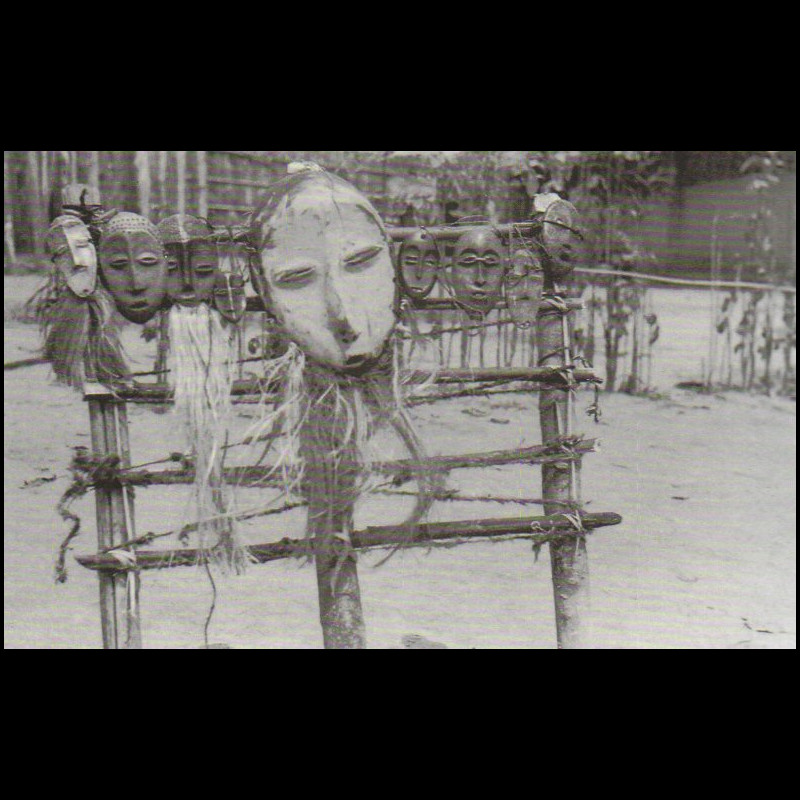 Lega Idimu mask - African art masks of the Bwami in D. R. Congo