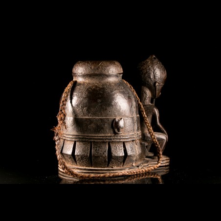 Baule Gbekre Se mouse divination oracle vessel from Ivory Coast