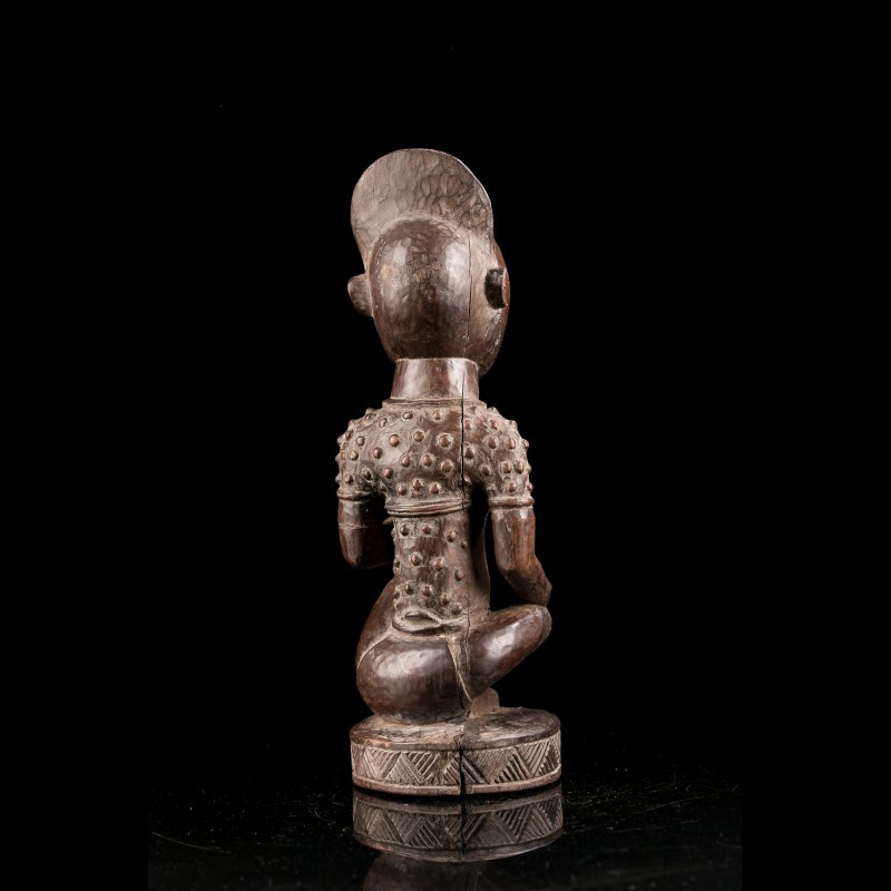 Kongo Phemba maternity figure - African art figures from Congo