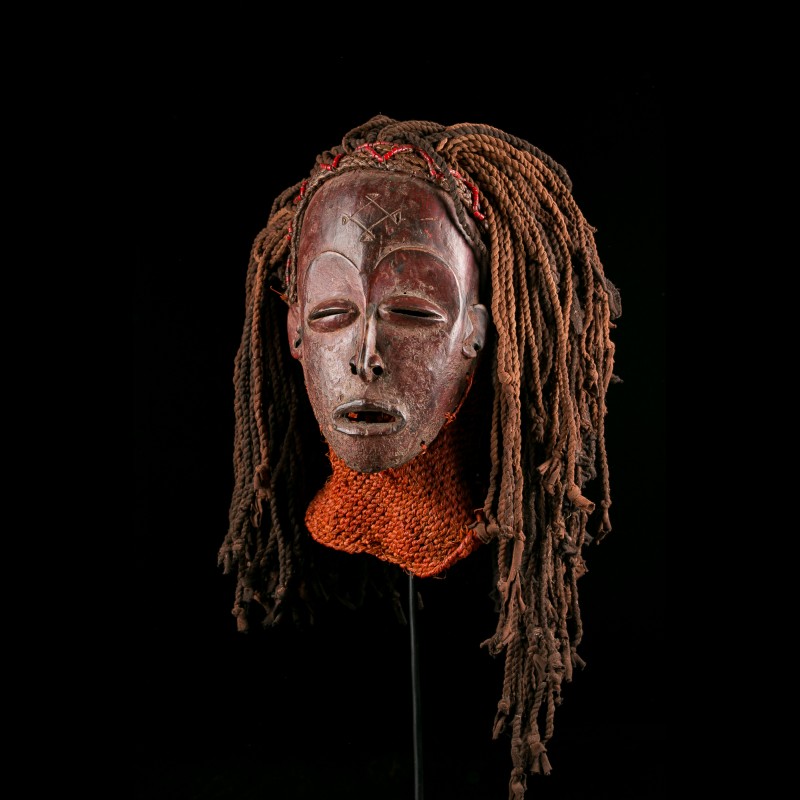 Chokwe Mwana Pwo mask - African art masks from Angola