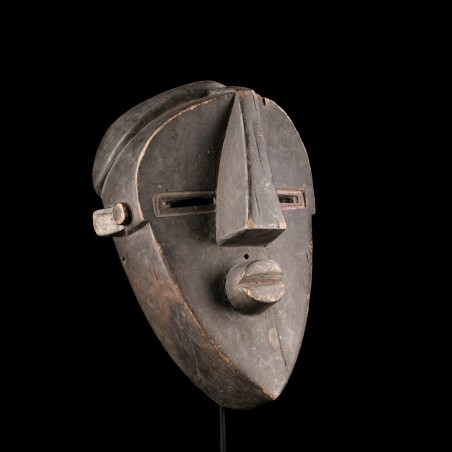 Lwalwa Mvondo mask - African art masks from Lwalu people
