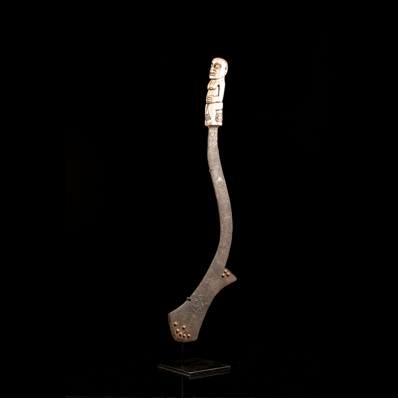 Bamileke chief knife - African blade from Cameroon - ex Claude Renard