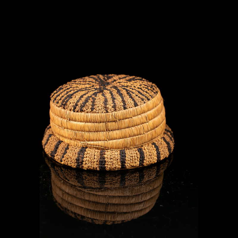 Kuba Bushoong basket - Basketwork in tribal art from Kasai