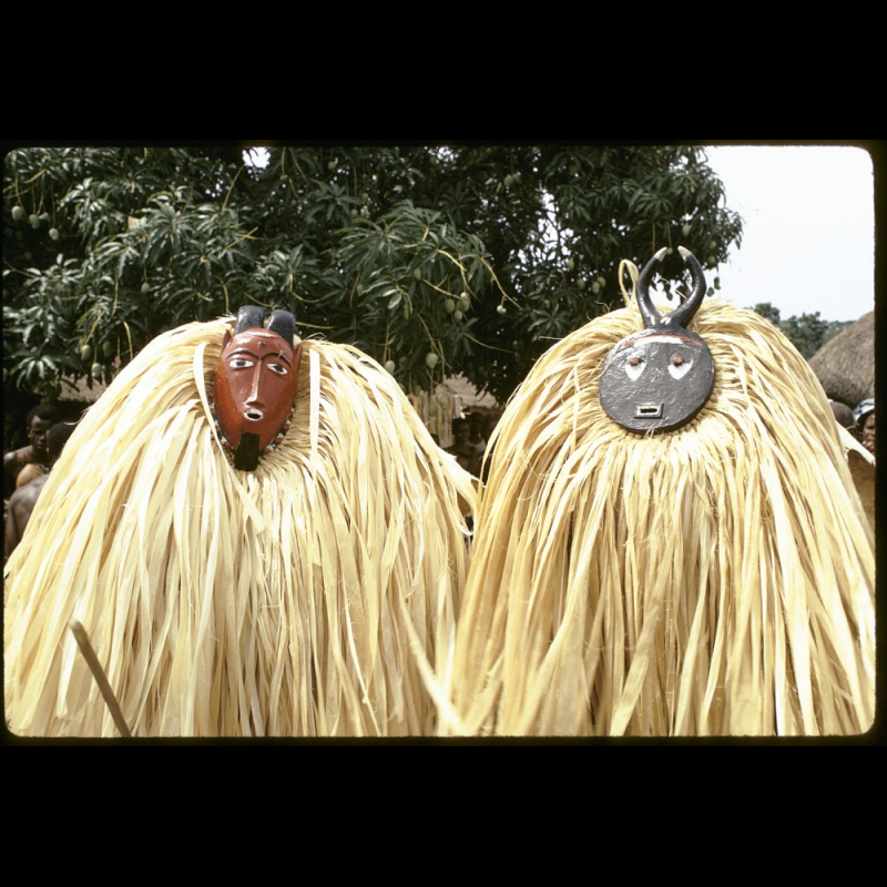 Baoule mask - African art masks from Ivory Coast
