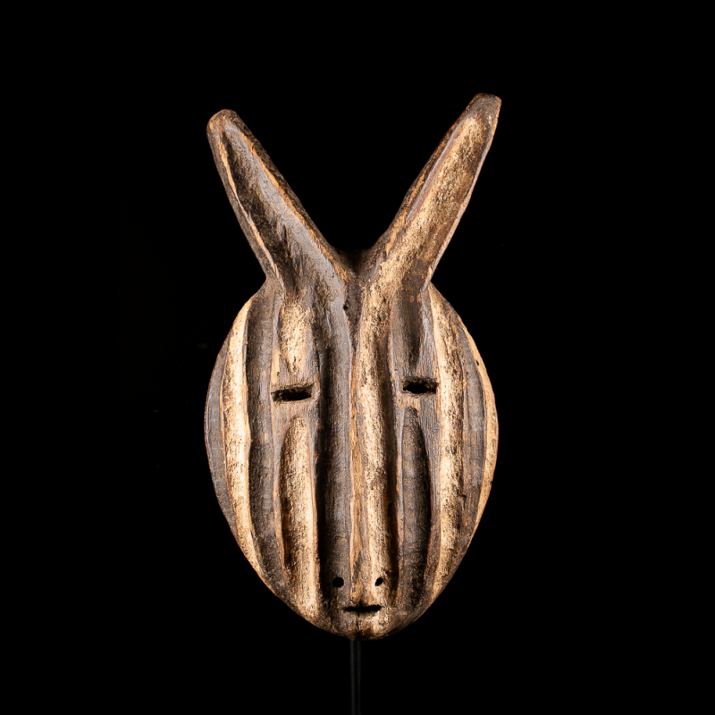 Yela zoomorphic mask - African art mask from Congo