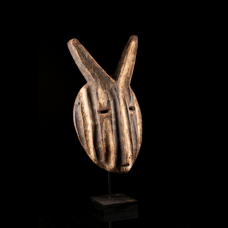 Yela zoomorphic mask - African art mask from Congo