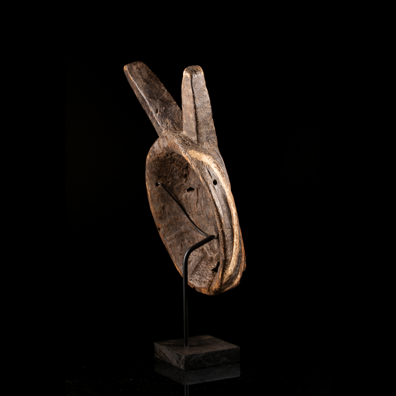 Yela zoomorphic mask - African art mask from Congo