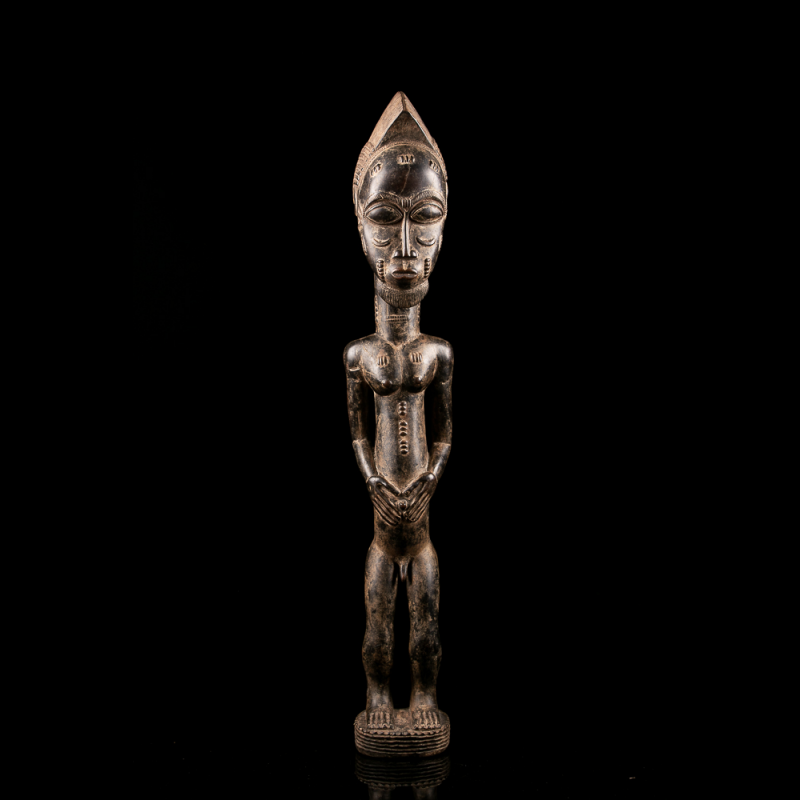 Baule Blolo Bian figure - African figures of the Goli
