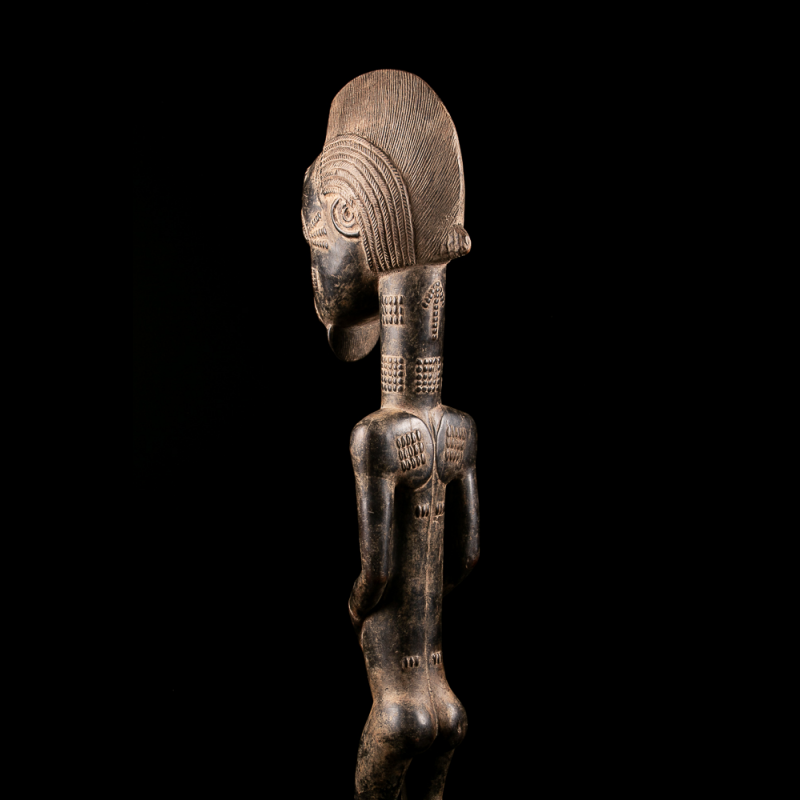 Baule Blolo Bian figure - African figures of the Goli