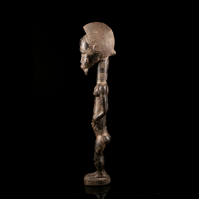 Baule Blolo Bian figure - African figures of the Goli