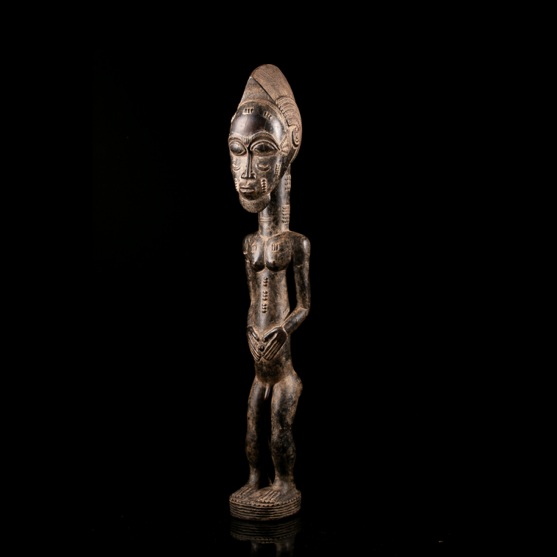 Baule Blolo Bian figure - African figures of the Goli