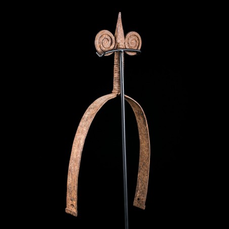 Primitive Iron Currency - Chamba - Nigeria - traditional african art 00304