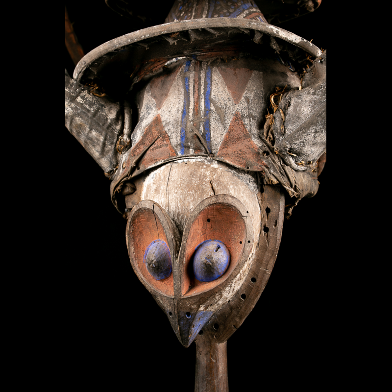 Yaka Ndeemba mask - African art masks of the Mukanda initiation
