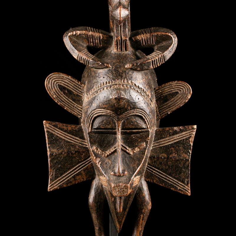 Senufo Kpeliye mask - African masks of the Schmidt tribal art collection