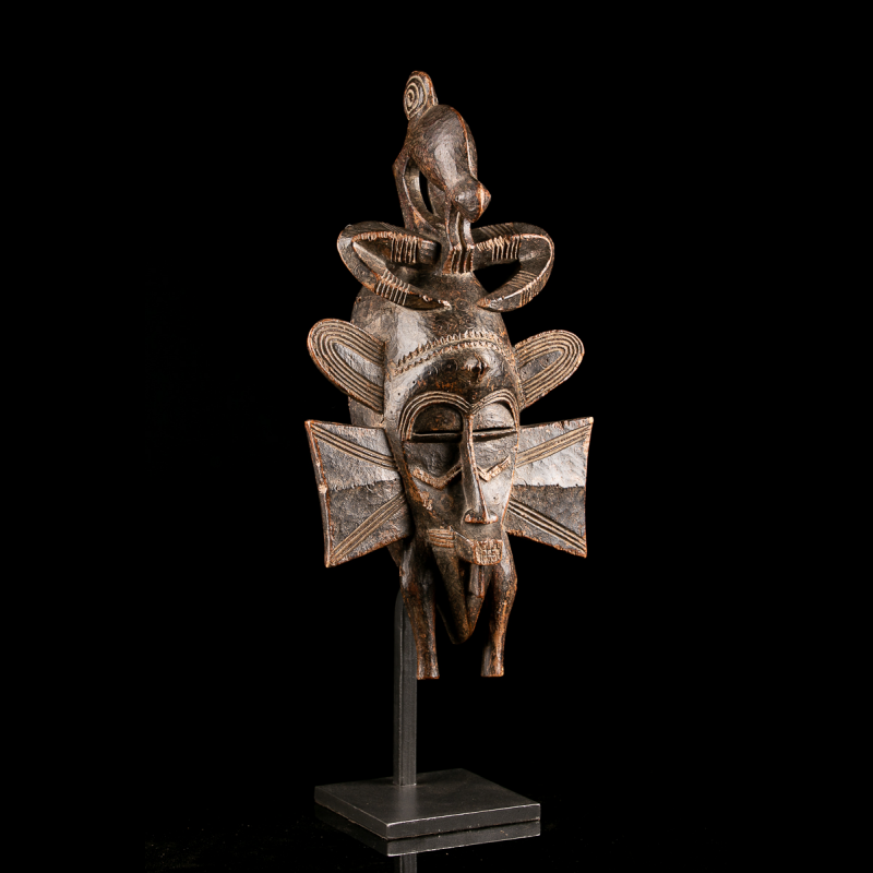 Senufo Kpeliye mask - African masks of the Schmidt tribal art collection
