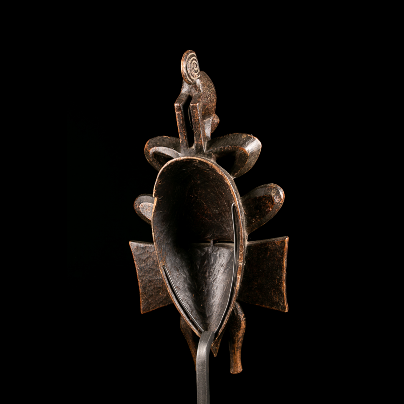 Senufo Kpeliye mask - African masks of the Schmidt tribal art collection