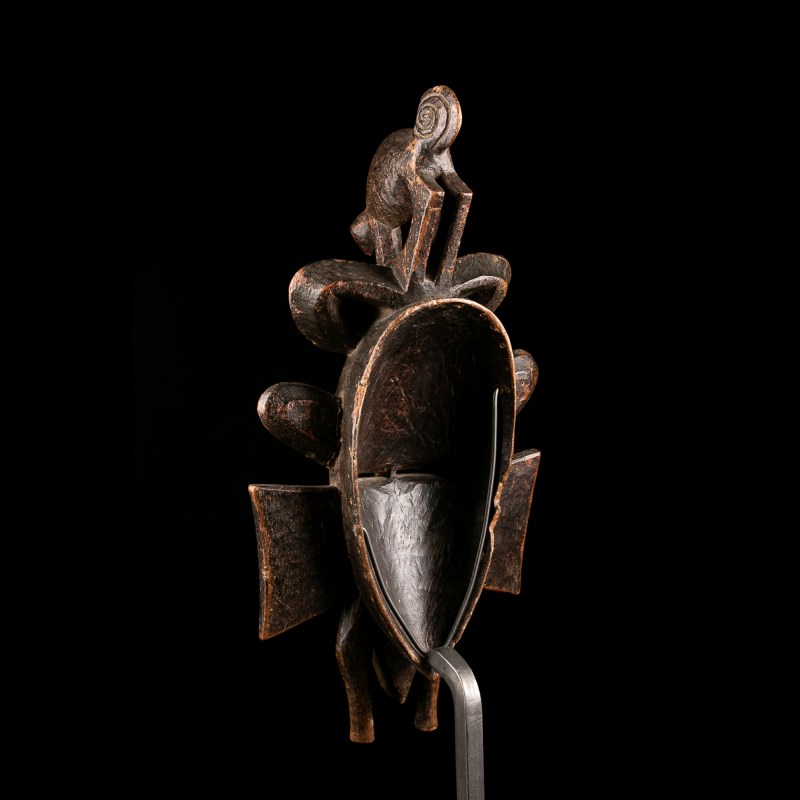 Senufo Kpeliye mask - African masks of the Schmidt tribal art collection
