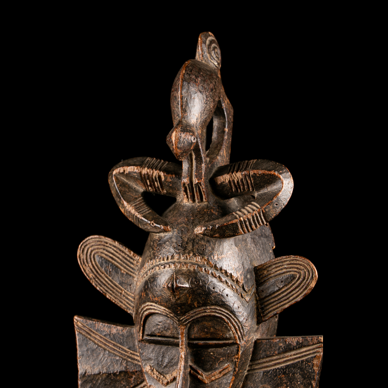 Senufo Kpeliye mask - African masks of the Schmidt tribal art collection