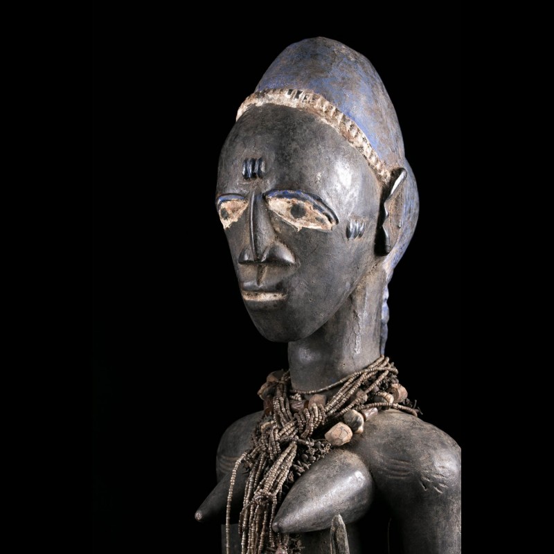 Female figure - Baule - Ivory Coast - traditional african art 00306