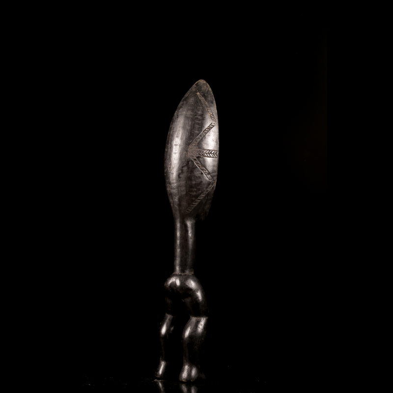 Dan Wakemia or Wunkirmian spoon - African art of Ivory Coast