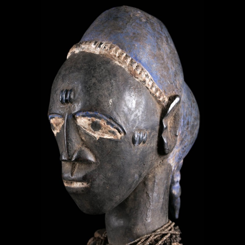 Female figure - Baule - Ivory Coast - traditional african art 00306