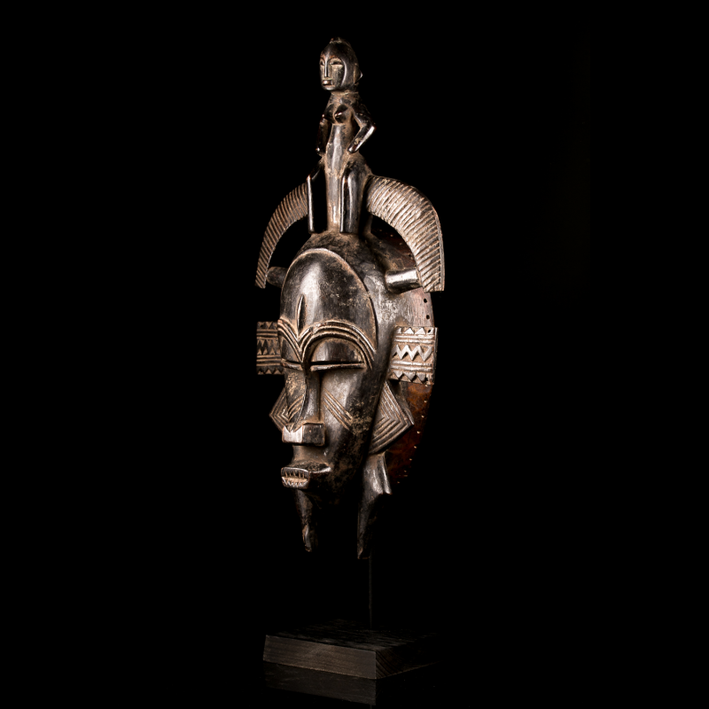 Senufo Kpeliye african mask - Art collection Jean-Pierre Schmidt