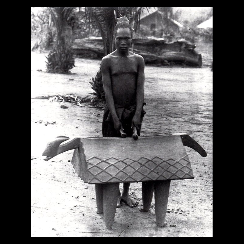 Zande African slit drum