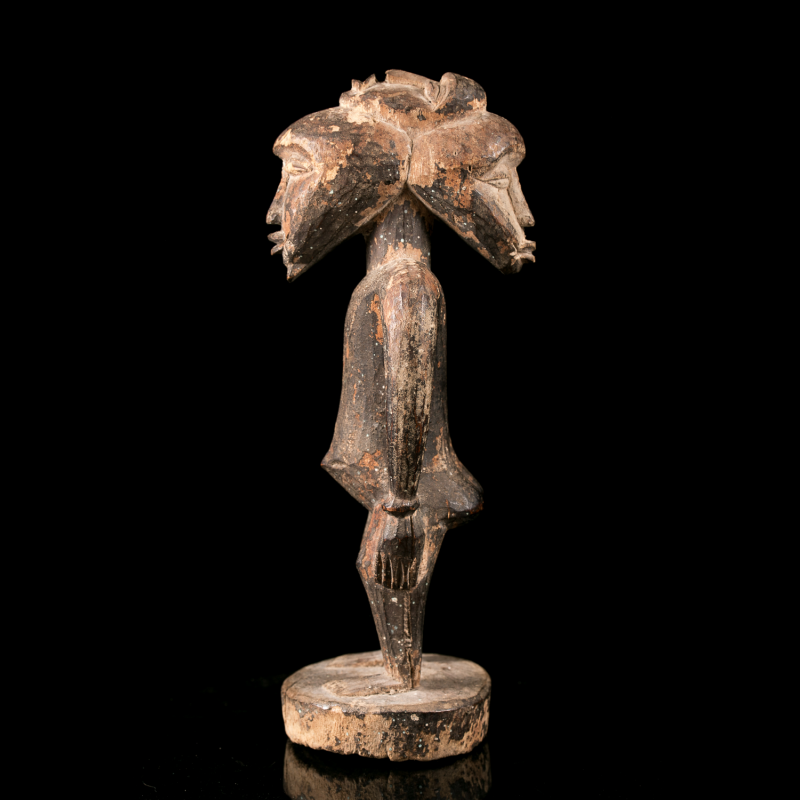 Figure Janus d'art africain Sénoufo - Art Africain Traditionnel Galerie