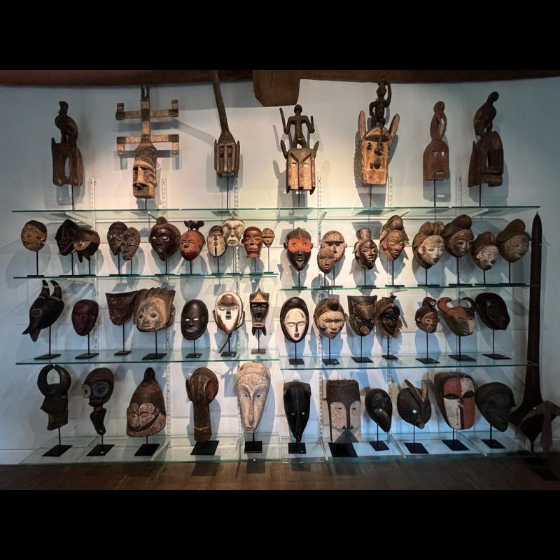 Ogoni Elu mask - African articulated masks - Claude Renard Collection