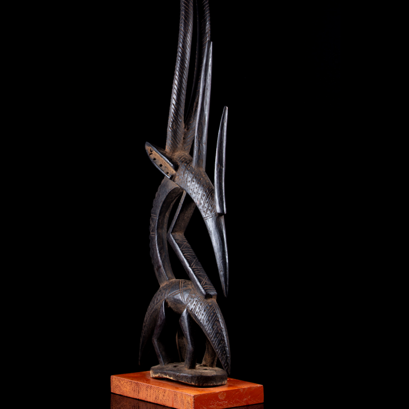 Bamana Ci Wara african mask - Dr. Kremer tribal collection Switzerland