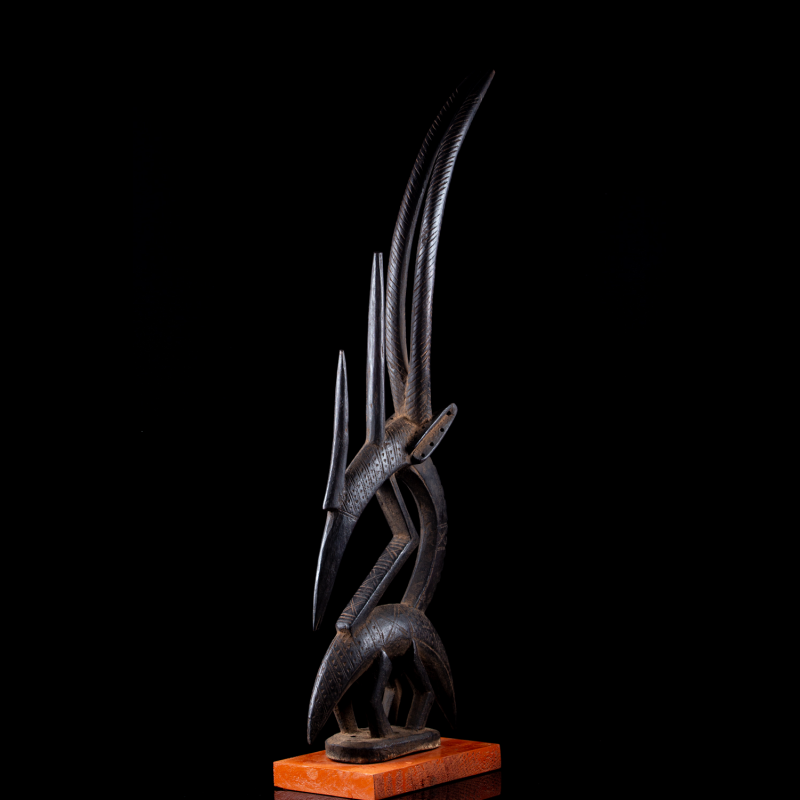 Bamana Ci Wara african mask - Dr. Kremer tribal collection Switzerland