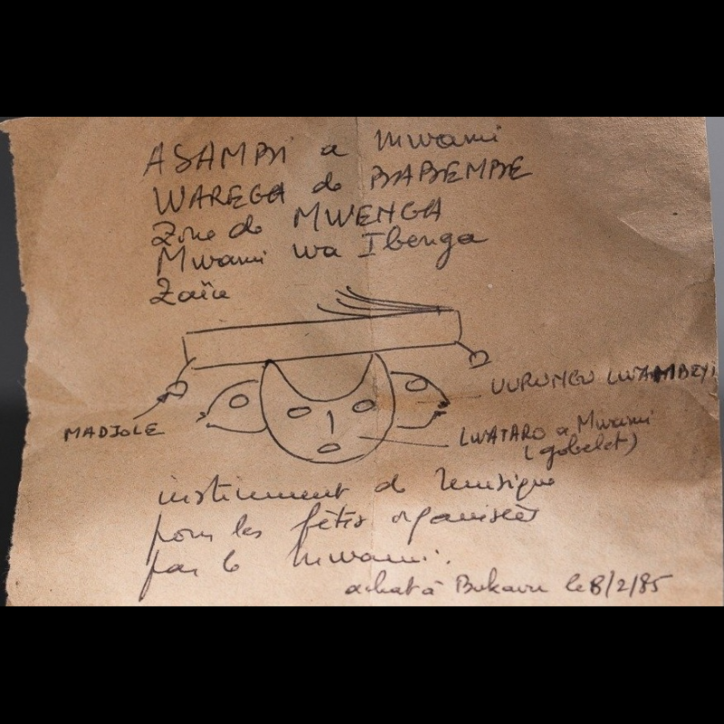 Lega instrument - Hugues Dupriez collection of African Art