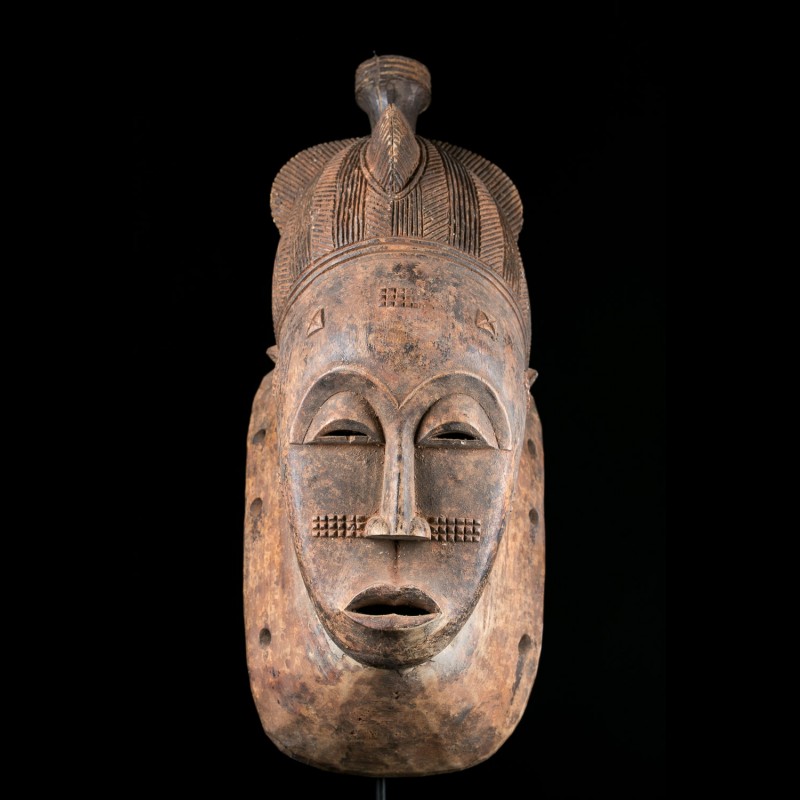 Mblo mask - Baule - Ivory Coast - primitive african art