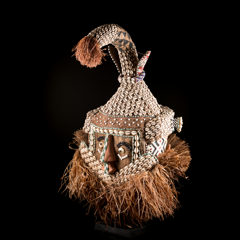 Masque Kuba Mukyeem - Masques africains du Royaume Kuba au Kasaï