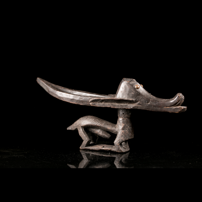 Bamana Ci Wara crest - Bambara african art in Mali